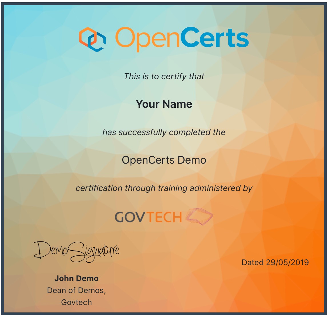 OpenAttestation - Gallery